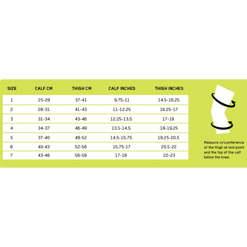 Emjay - CEP Unisex Compression Ortho Knee Sleeve - Black/Green